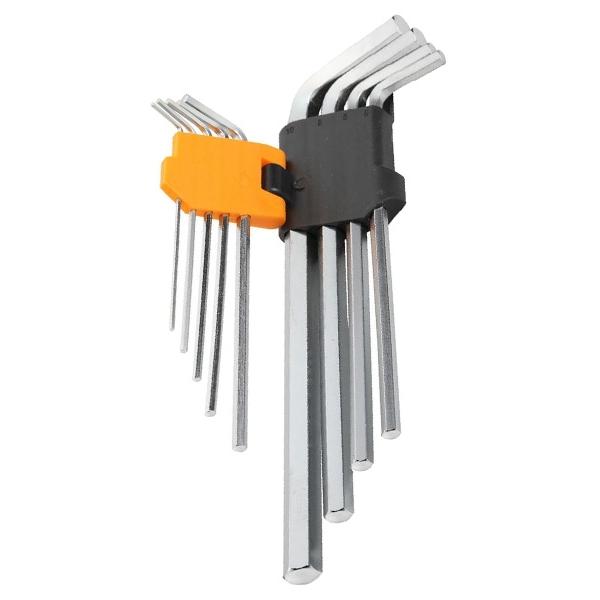TOLSEN 9Pcs Extra-Long Arm Hex Key Set Allen Wrench (1.5/2/2.5/3/4/5/6 ...