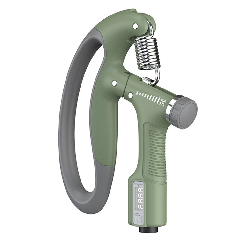 Electronic Hand Grip Strengthener 10-100kg Adjustable Hand Grips Heavy ...