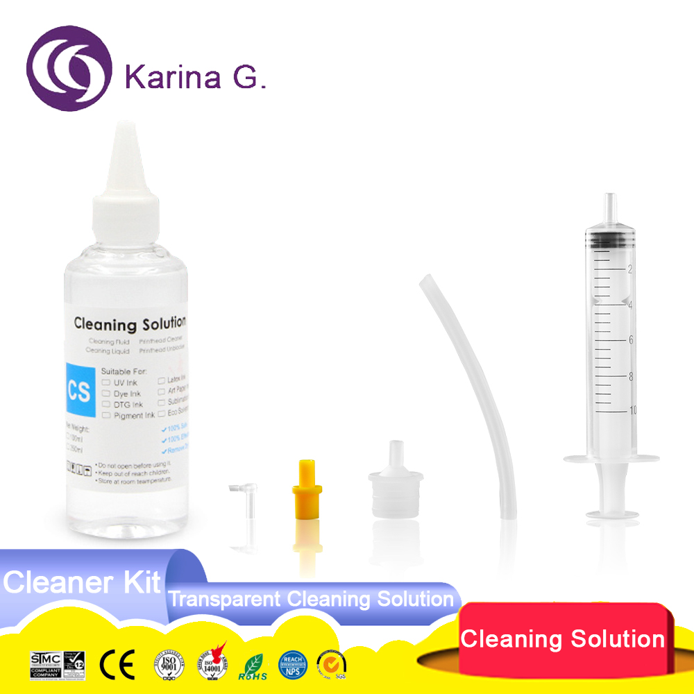 CUANFEN compatible inkjet Printer Print Head Cleaner Cleaning solution ...