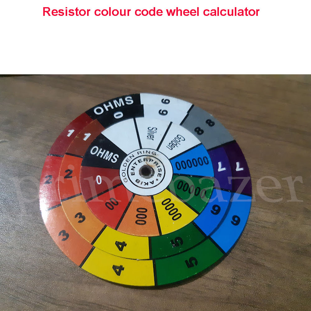 Resistor colour code wheel calculator | Daraz.com.bd