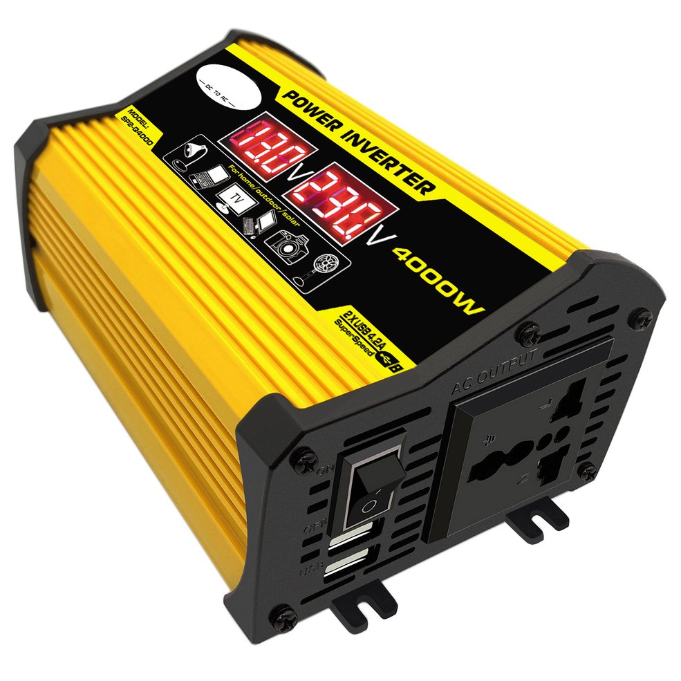 300W Dual USB LED Car Power Inverter Converter 12V to 220V/110V ...
