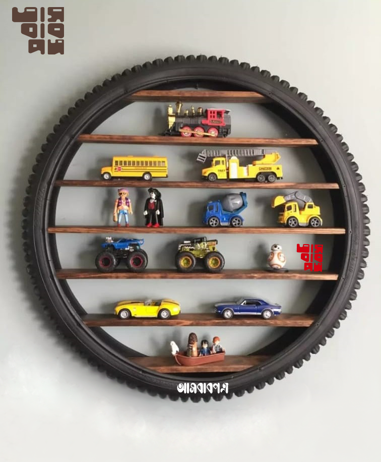 Hot wheel Shelf Toy shelf floating wall shelf Height 26 Inch WIdth 26 ...