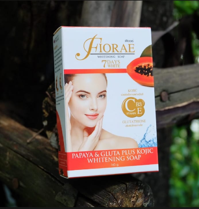 Original Fiorae 7 Days Papaya & Gluta Plus Kojic Whitening Soap 165g ...