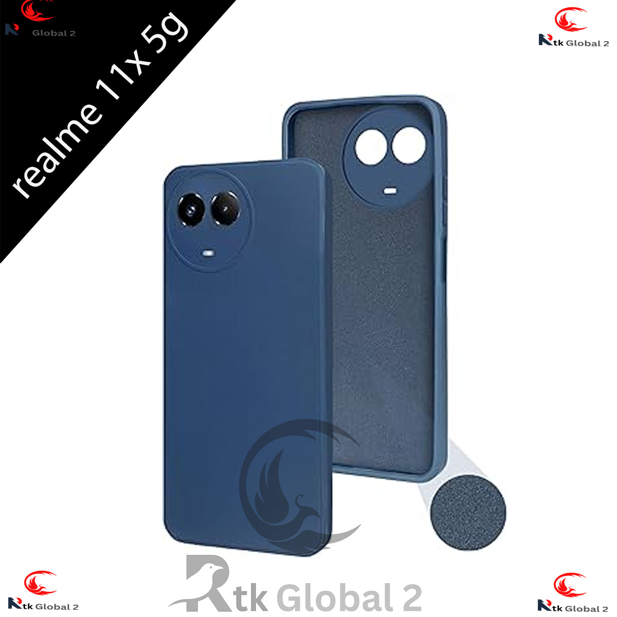 case For Realme 11x 5g Back cover Soft Liquid Skin friendly Silicone ...