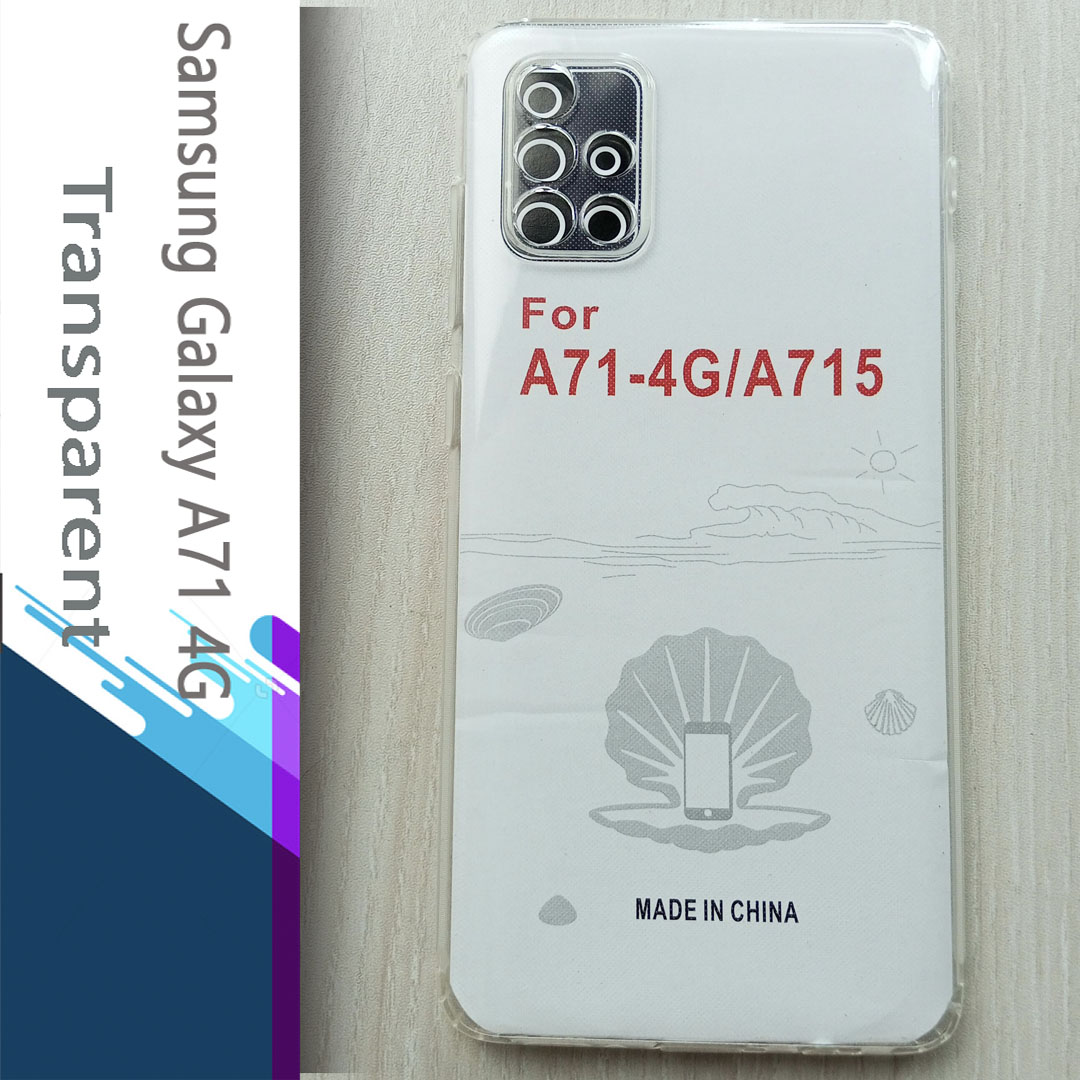 For Samsung Galaxy A71 4G - Premium Silicone Case Crystal Clear Soft ...