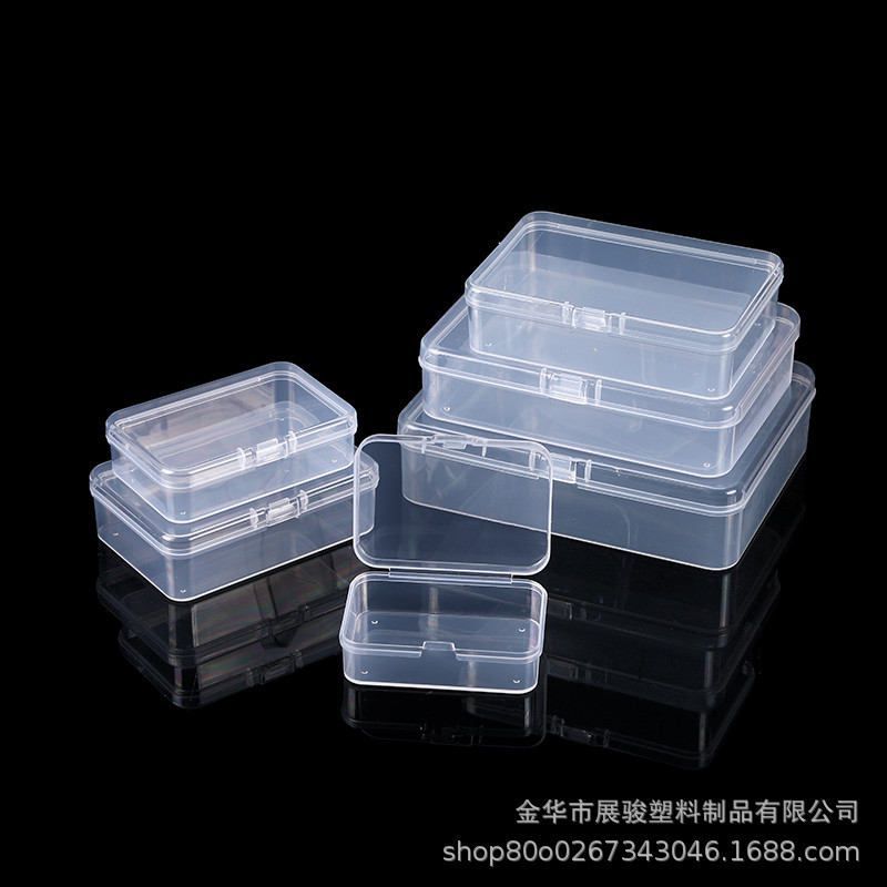 PPHigh Transparent Plastic Box Rectangular Square Flip One-Piece ...