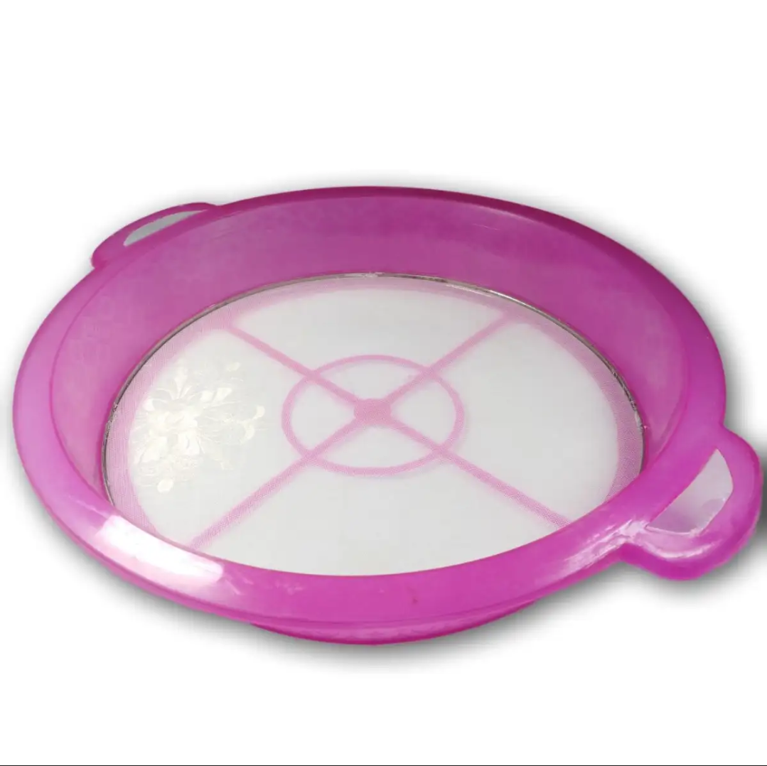 High-Quality Plastic Strainer (Atta Chalni) 3 Pieces: Strain Your ...