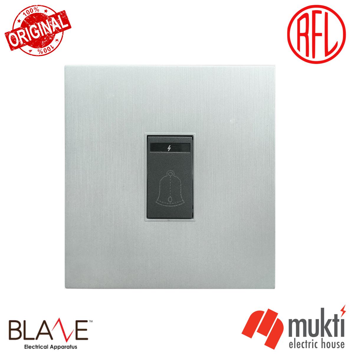 RFL BLAZE CROWN Series 13A Door Bell Push Calling Doorbell Electrical ...