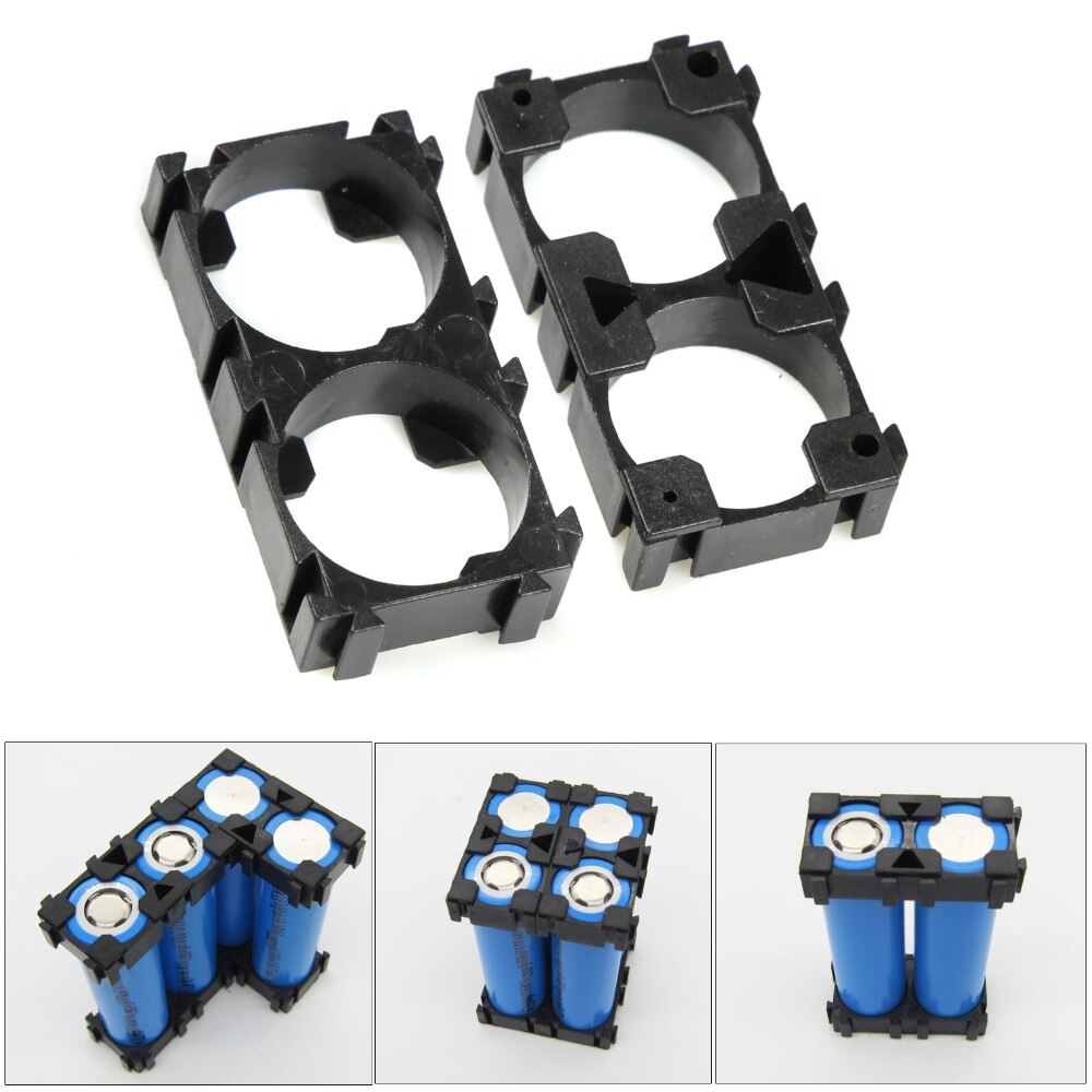 2 PCS 1x2 Battery Spacer 18650 Radiating Shell EV Pack Plastic Heat ...