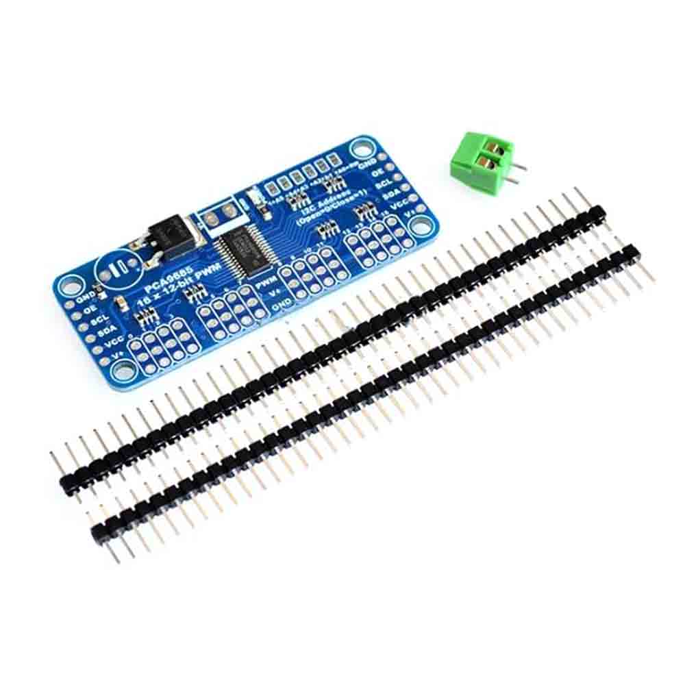 16 Channel 12-bit PWM/Servo Driver-I2C interface PCA9685 module Raspberry pi shield module servo ...