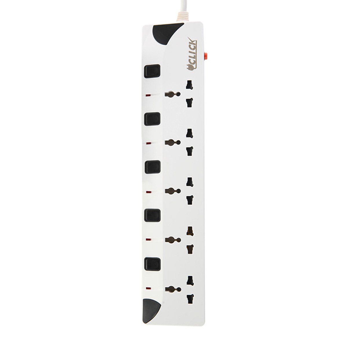 CLICK Safe 5 Point Multiplug Extension Cord 5skt Port Multi Plug Socket ...