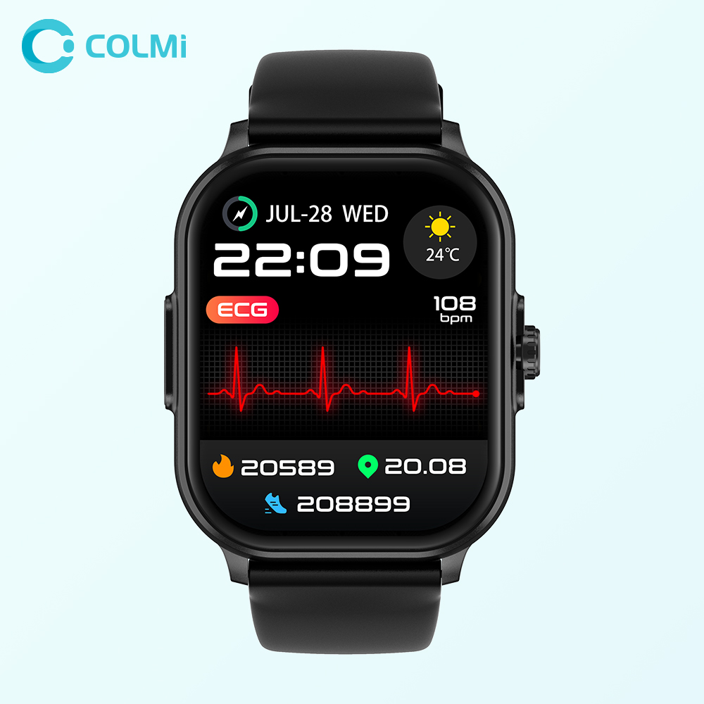 COLMI C63 Smartwatch 2.01″ Display ECG Blood Oxygen Blood Glucose ...