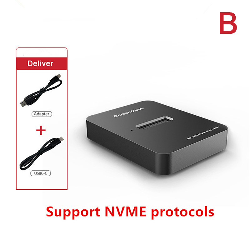 M2 Nvme Docking Station M Key USB M 2 USB C SSD Case NVME And NGFF Hdd ...