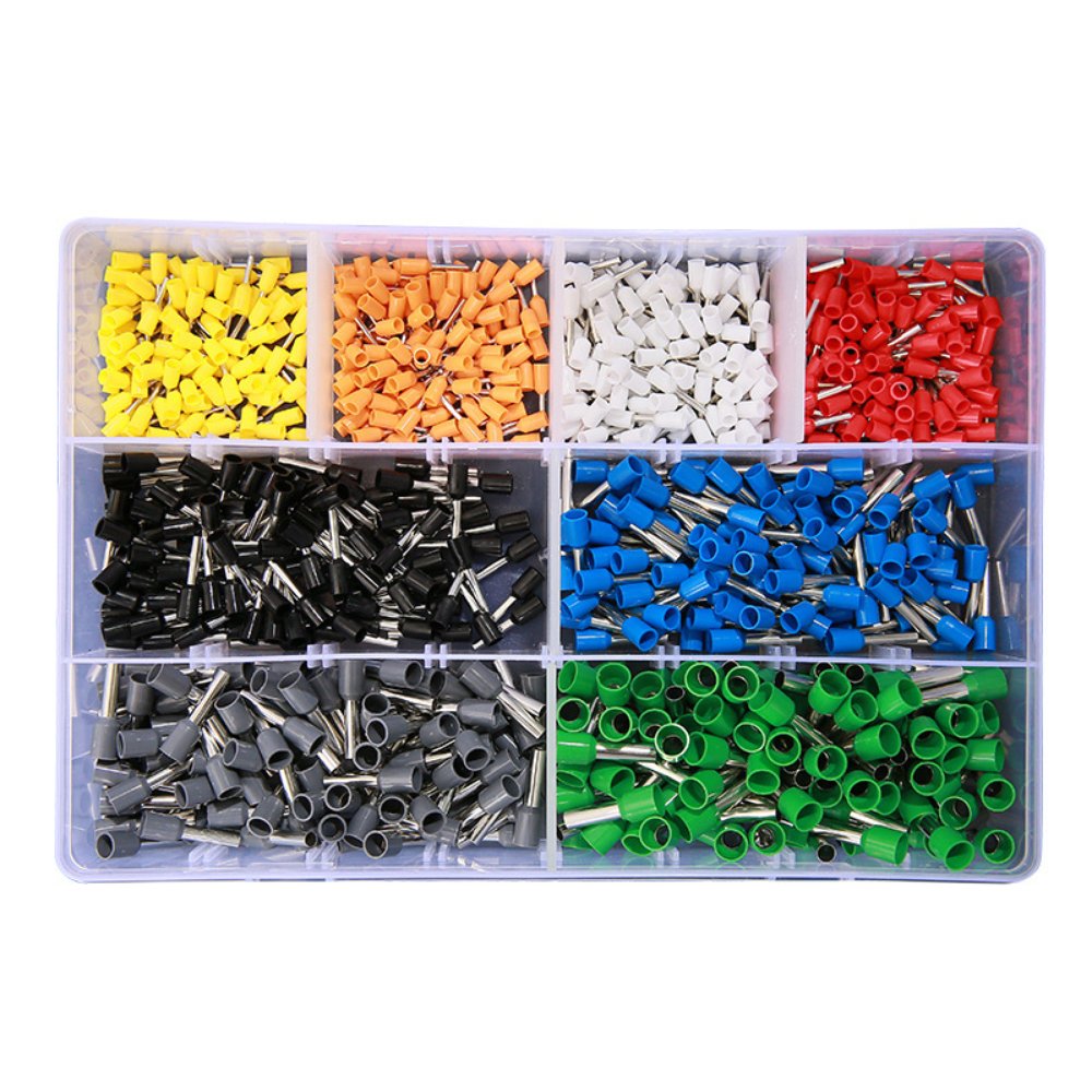 TE 800PCS Terminals Kits VE Tubular Terminal Connector Terminals Crimp ...