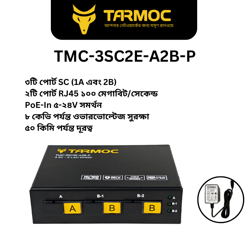Tarmoc TMC-3SC2E Lighting Protection Optical Fiber Transceiver Media ...