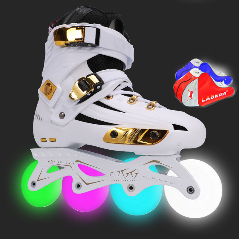 Inline Skates the Skating Shoes Professional Flashing Wheel Fancy ...
