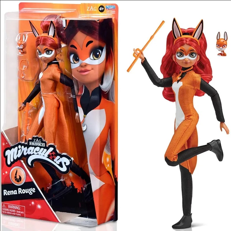 Miraculous 28cm Anime Figure Ladybug Marinette Rena Rouge Cat Noir ...