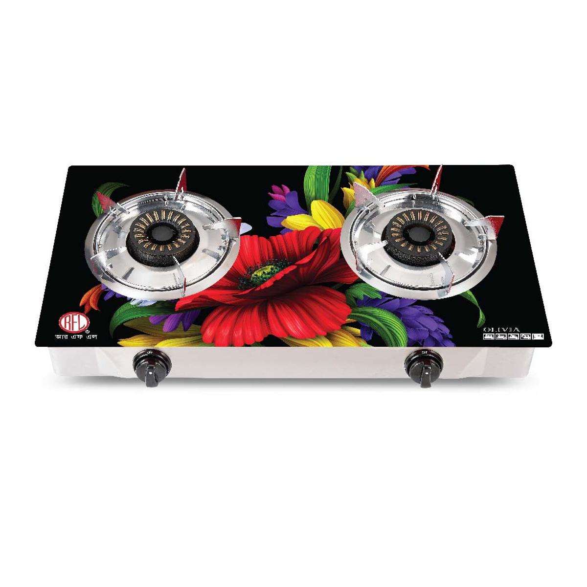 RFL Double Glass Gas Stove Olivia NG/LPG