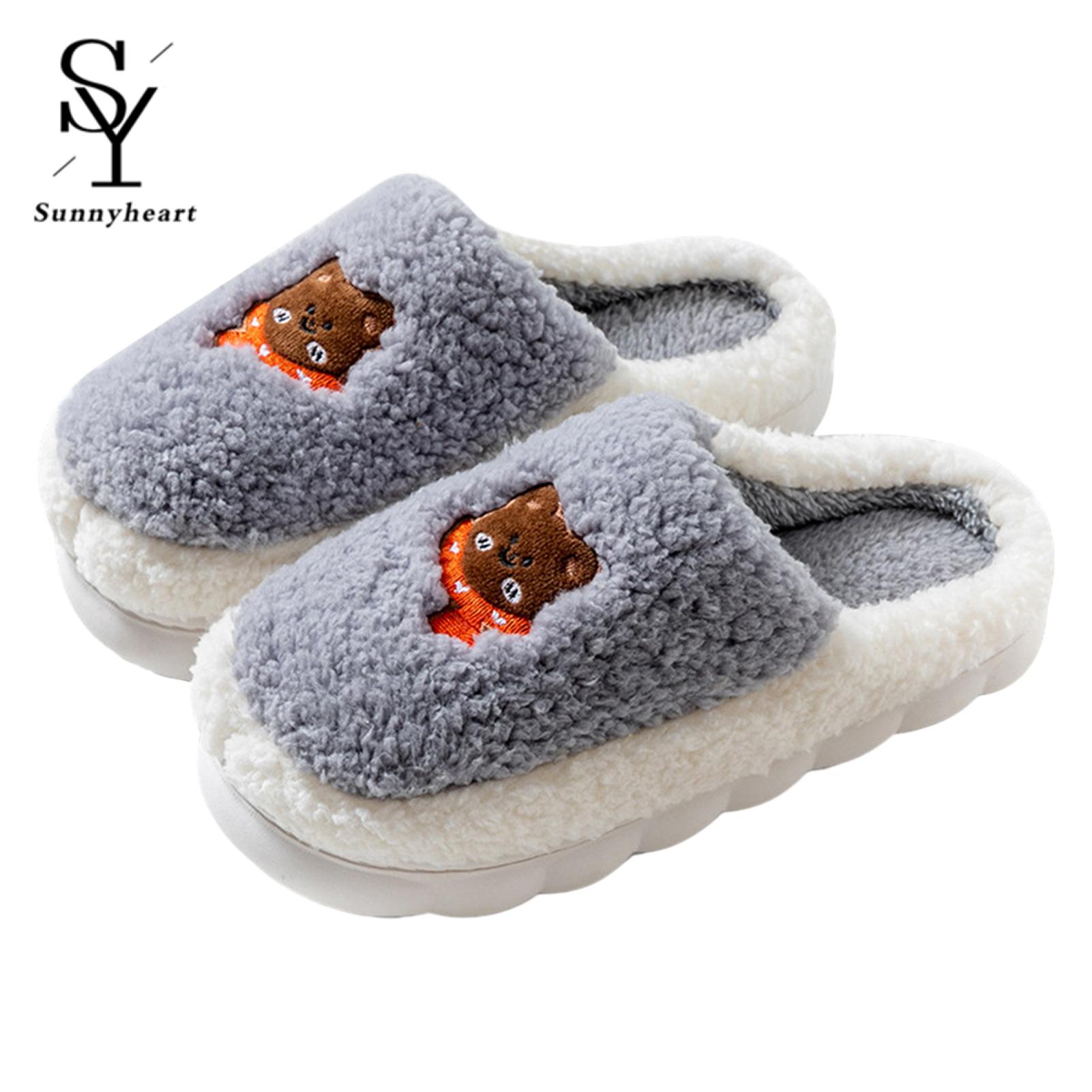 Sunnyheart Bright Colored Slippers Cozy Plush Slippers Comfort for ...