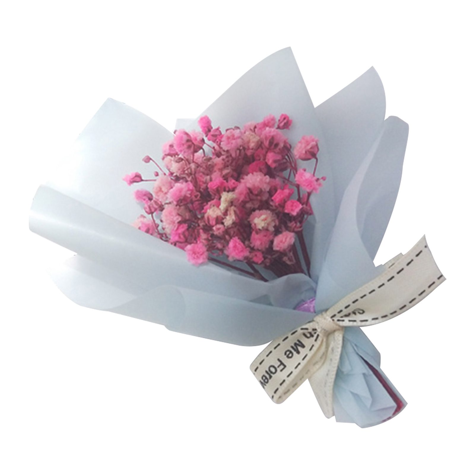 Flower Bouquet Hand-crafted istic Gypsophila Rose Bouquet | Daraz.com.bd