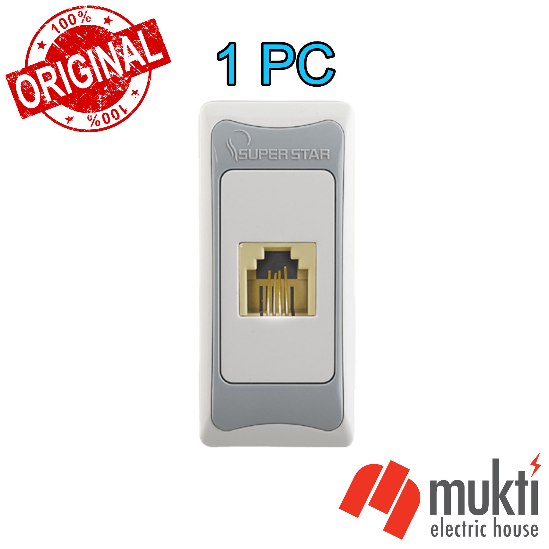 Super Star Premium Series Telephone Piano Switch Socket SuperStar SSG ...