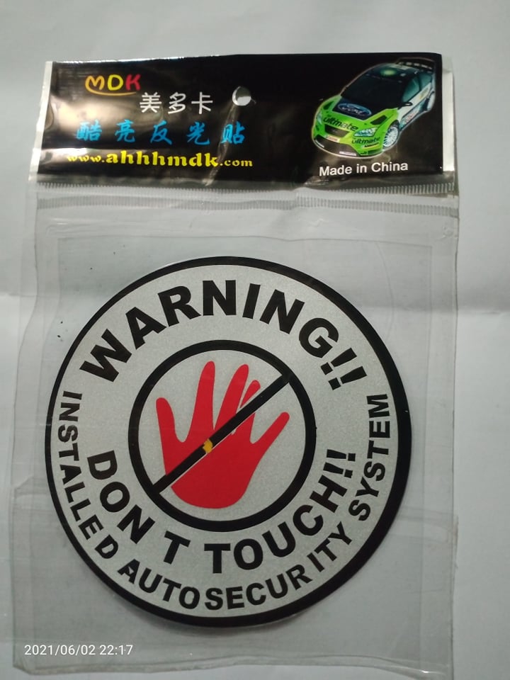 TVC LOGO Reflective Emblem Decal Car Bike Sticker Logo (5x5 Inch ...