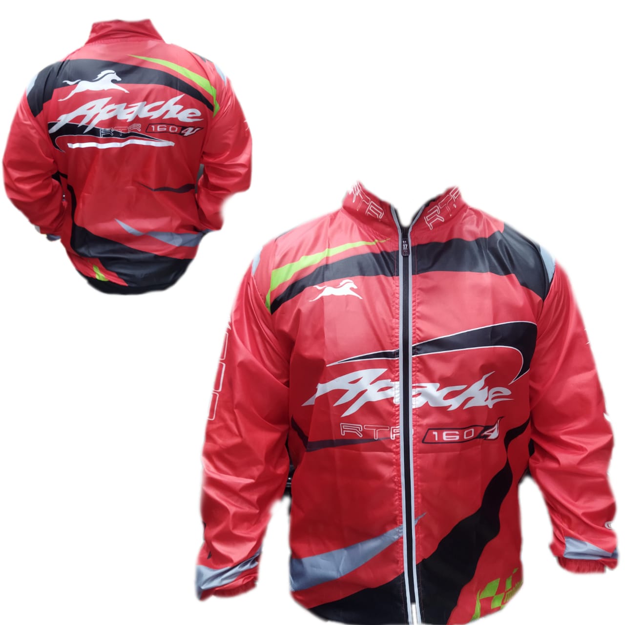 Windbreaker or Dust coat For biker/ Motorcycle Rider. Apache red ...