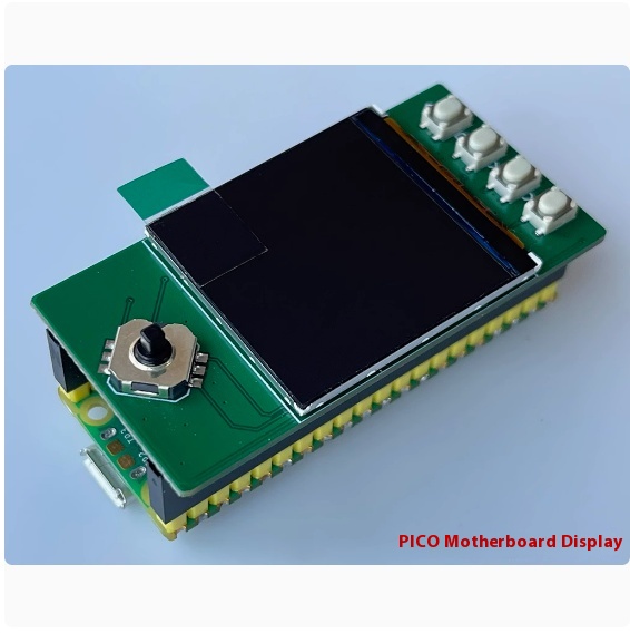 Raspberry Pi Pico development board dual core RP2040 with 1.3-inch IPS full view LCD display ...