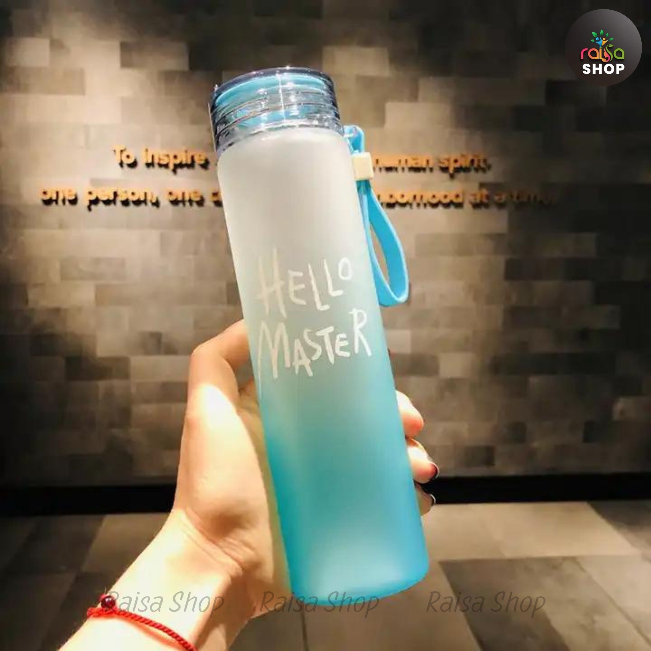 Premium Hellow Master Plastic Water Bottle 500ml- Stay Hydrated In Style Blue Color - Premium ...
