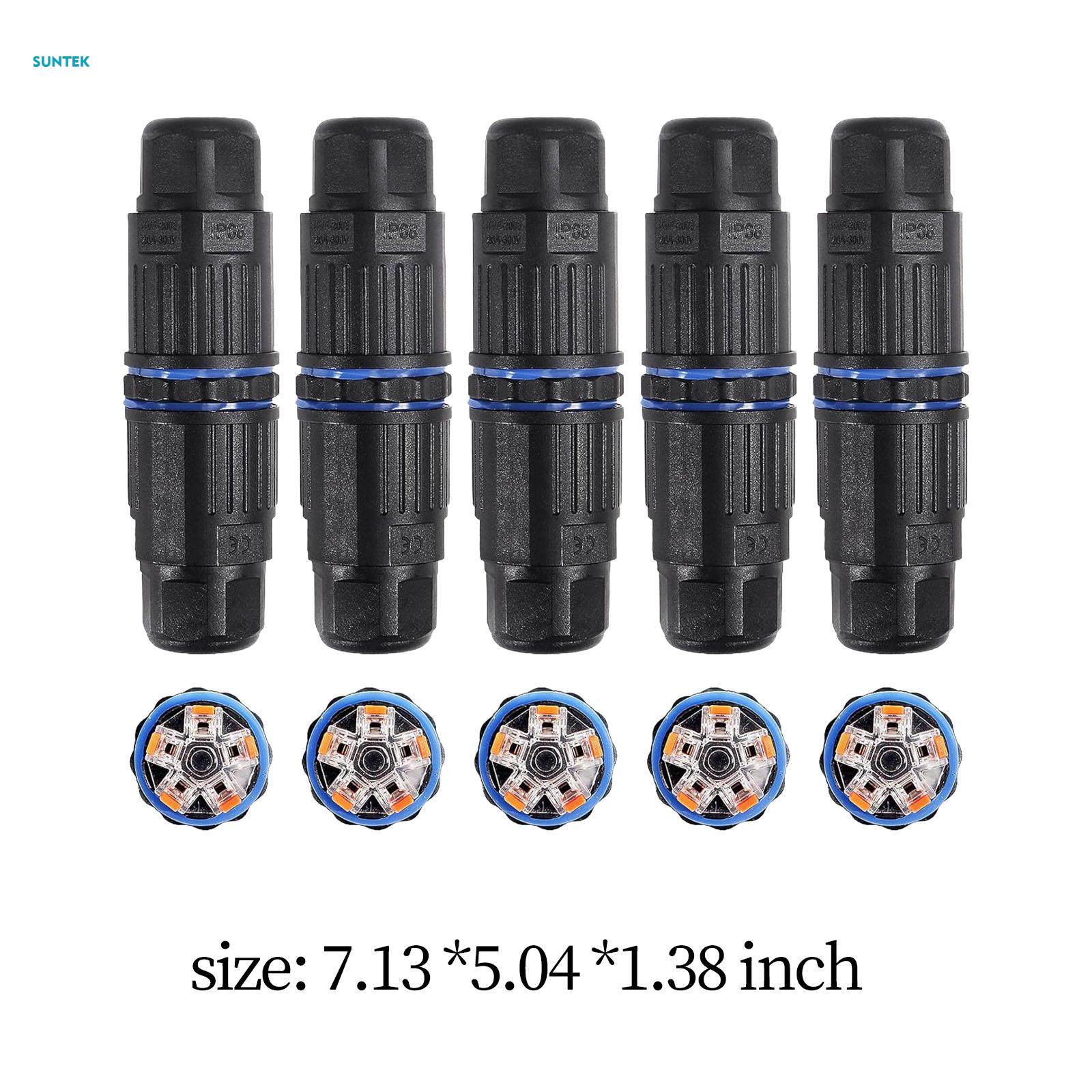 5 Pieces IP68 Electrical Connection Box Waterproof Junction Box for ...