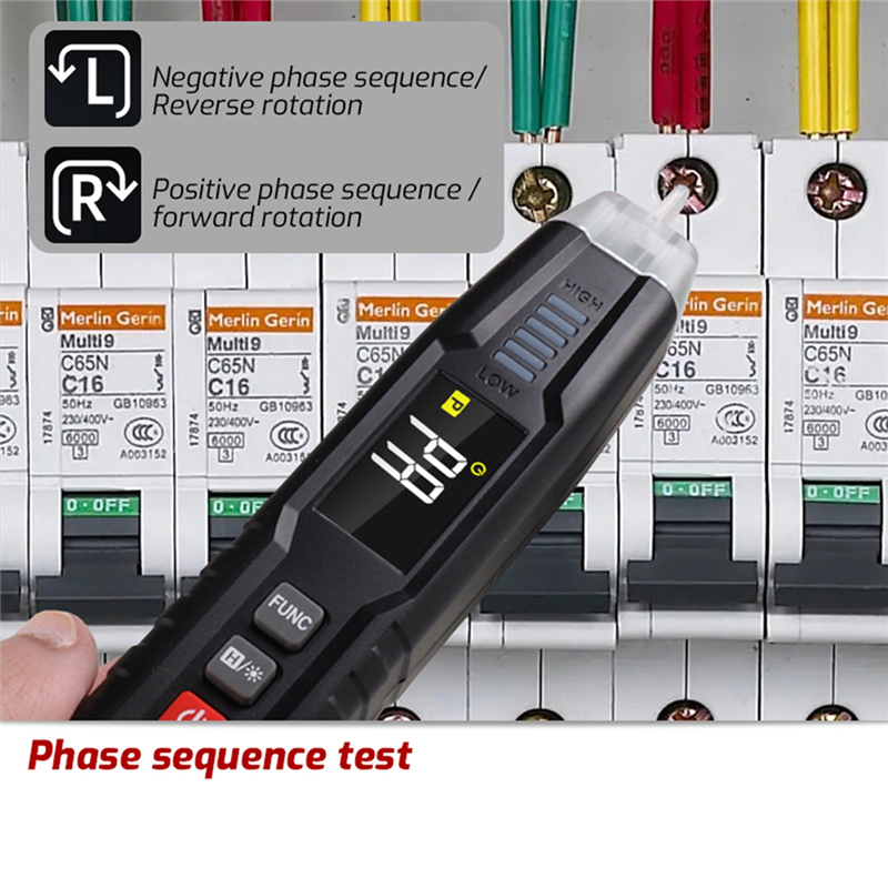 TA13C Smart Digital Multimeter True RMS Pen Type Multimeter with Phase ...