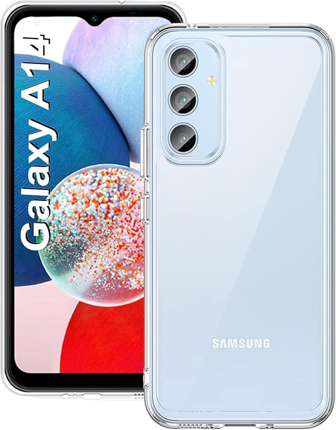 Samsung Galaxy A14 Soft TPU Back Case – Flexible, Transparent ...