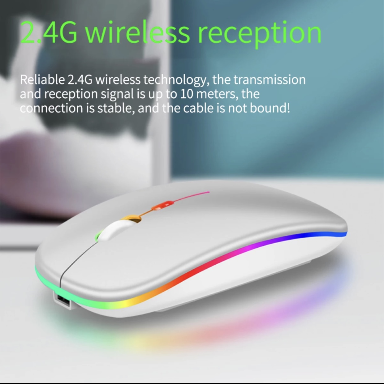 Rechargeable Wireless Rgb Waterproof Optical Bluetooth Ultra-Thin ...