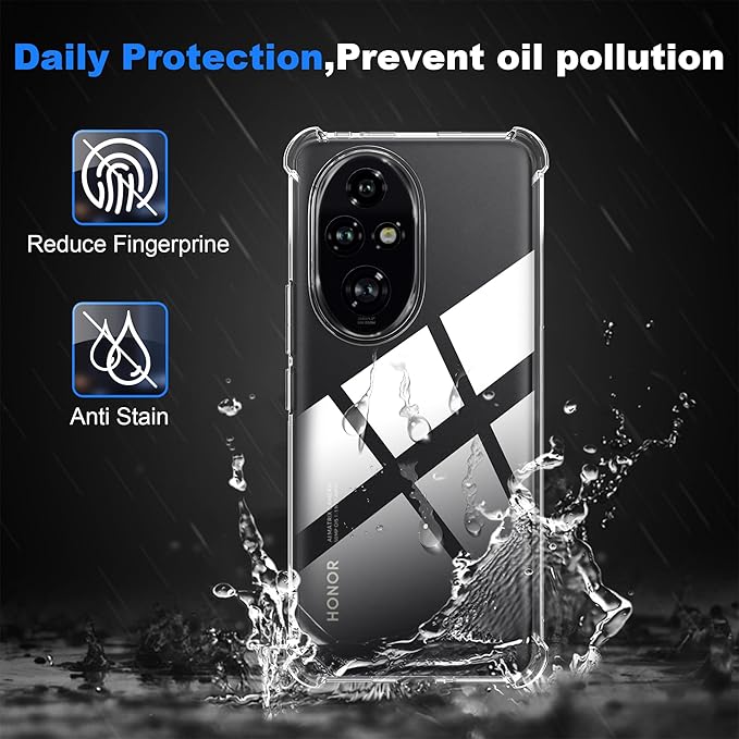 Huawei Honor 200 Flexible Clear Transparent Soft Tpu Back Case Cover ...