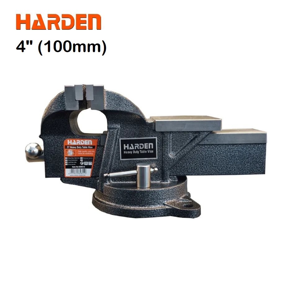 Harden 4" Heavy Duty Universal Vice Swivel With Anvil, Vertex Rotating ...