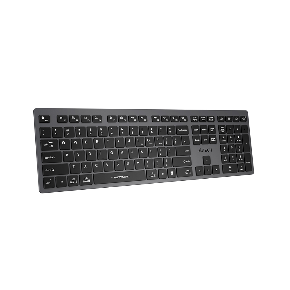 A4TECH Fstyler FBX50C Multimode Rechargeable Wireless Keyboard - Dual ...