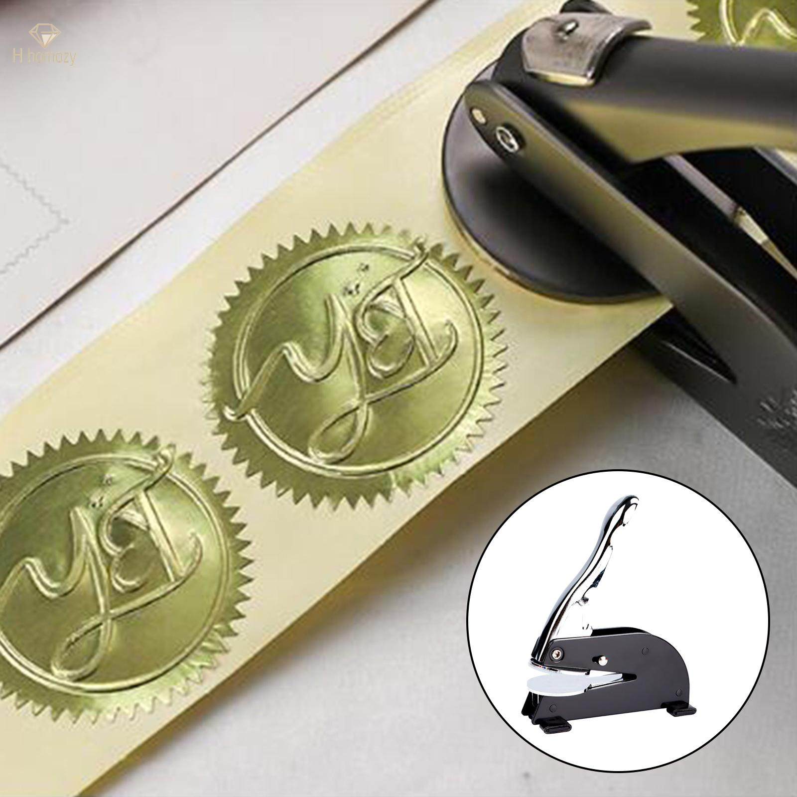 Embosser Stamp Blank Hand Pliers Stamp for Invitation Name Card Crafts ...