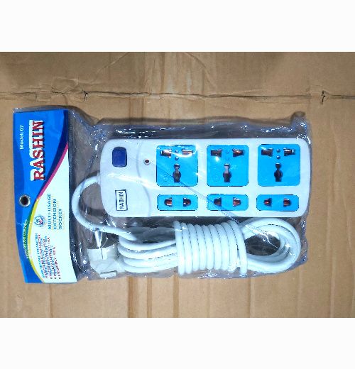 Best & High Quality Multiplug 6 Port Extention Socket 5 Meters Cable ...