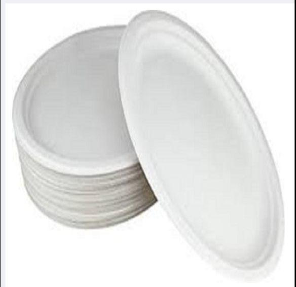 one time use plastic foam plate 25 pcs | Daraz.com.bd