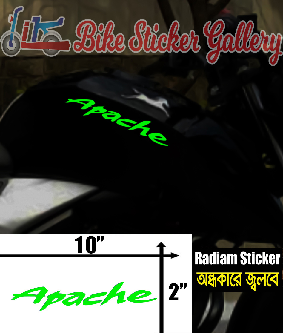 Bike Stickers Design Apache