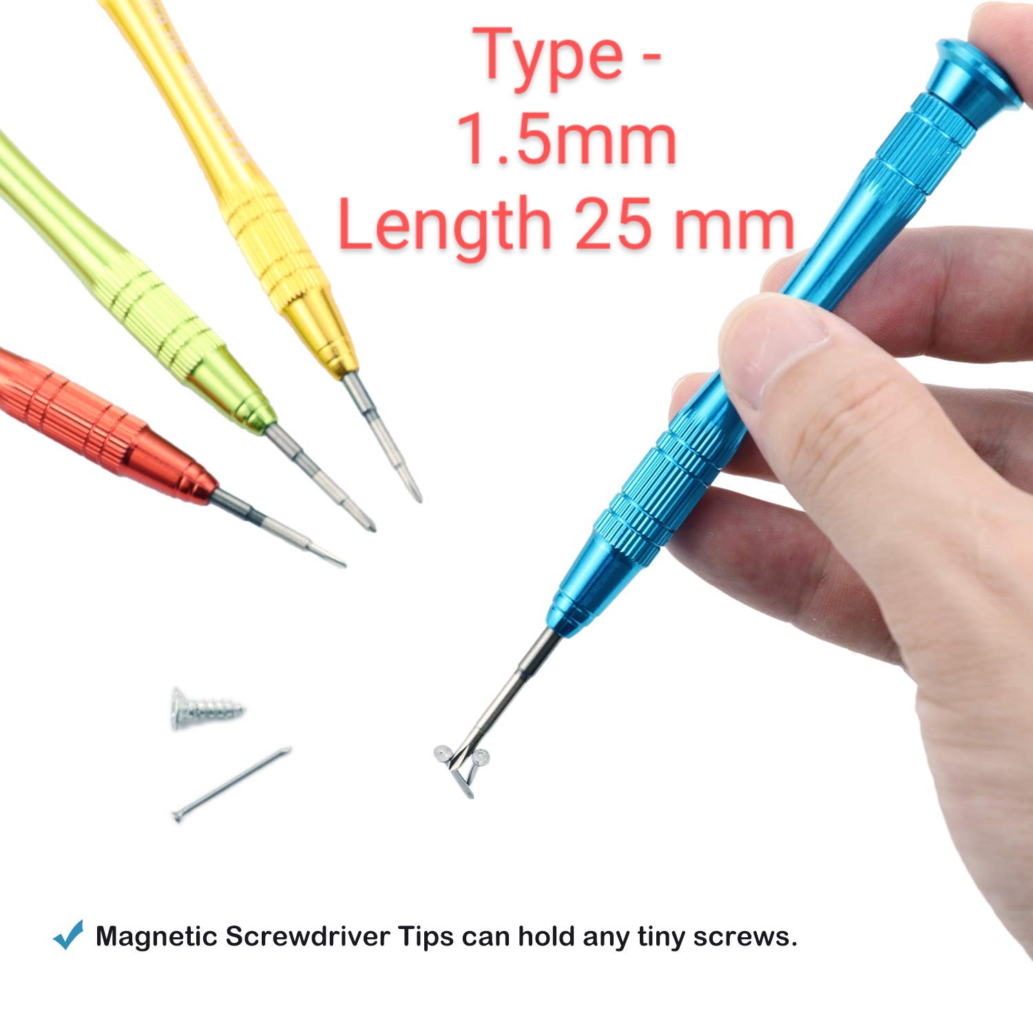 JYD Precision Screwdriver 25mm Tip Socket Magnetic Screwdriver Use For ...