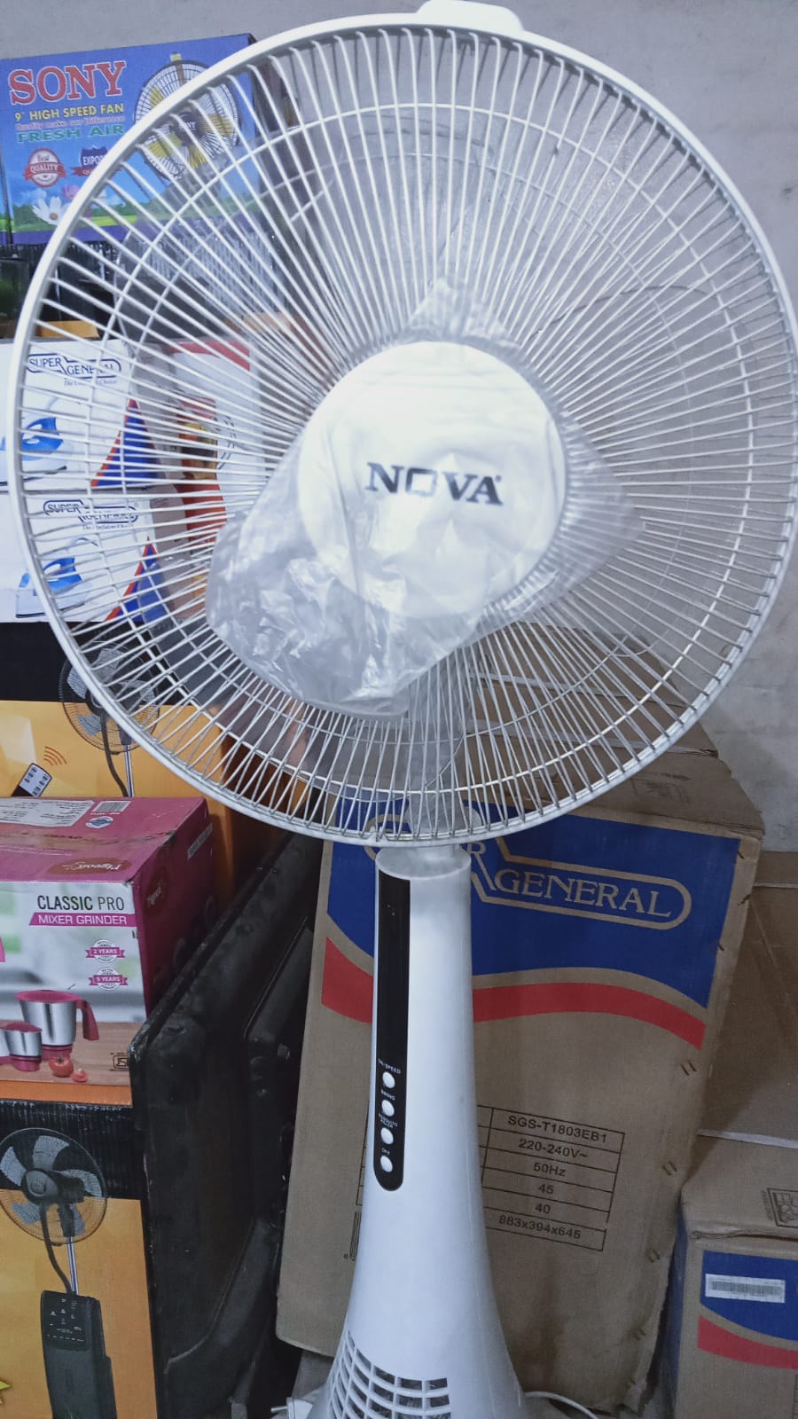 Nova Mosquito Killer Fan, Model -3035, 16" AC Stand Fan & 100% Copper ...
