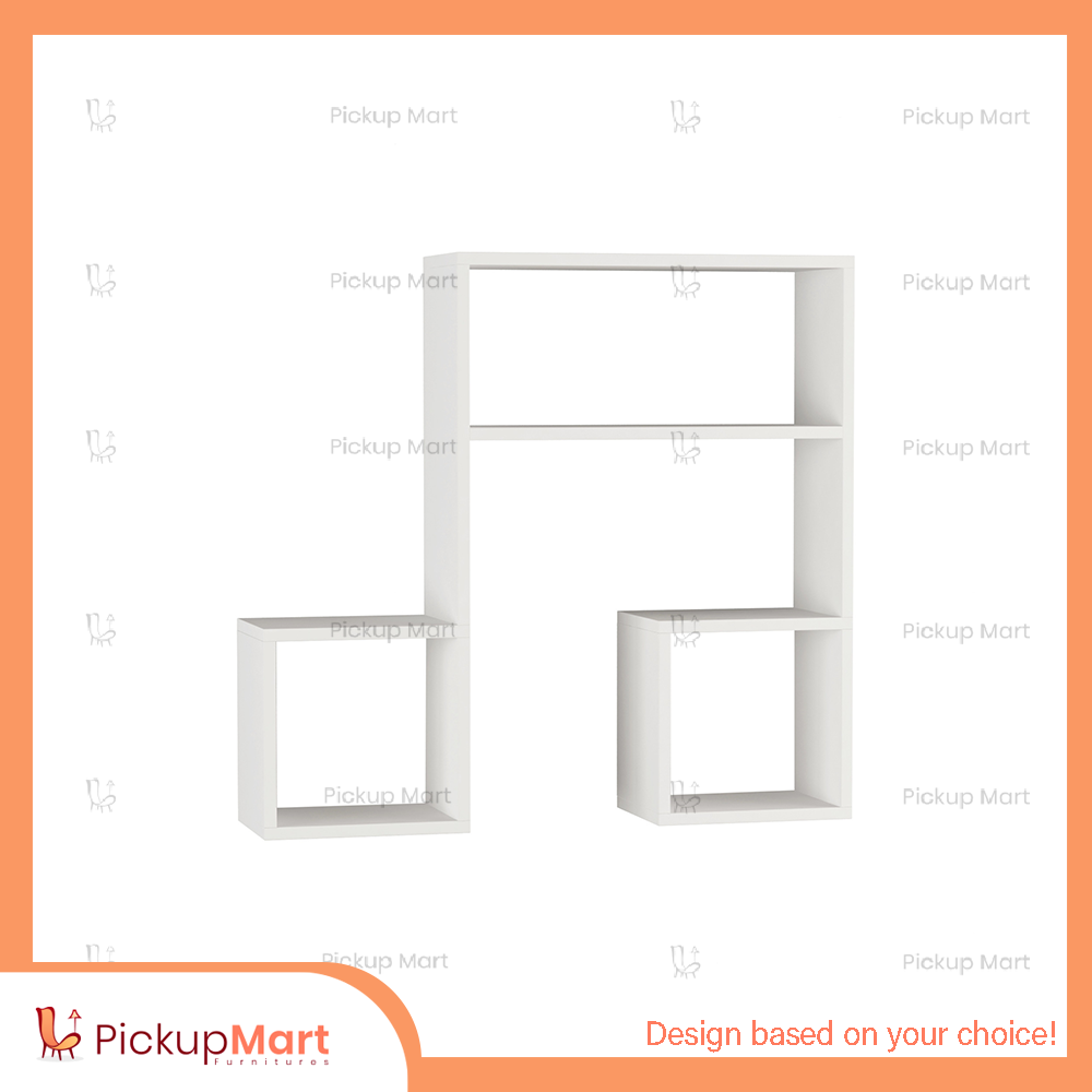 Laminated Board Book Shelf Showpiece Rack Living Room furniture BS - 61 ...