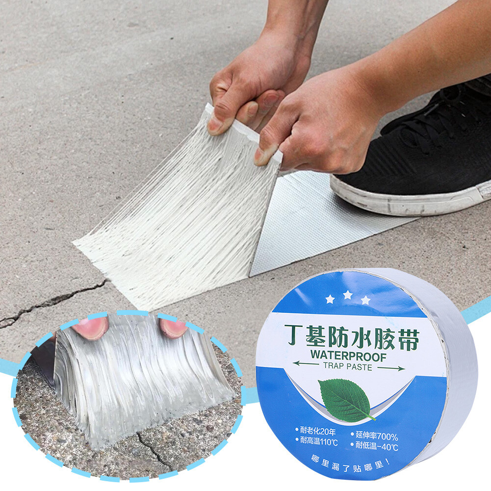 (Large Size ) Hydro Tape Strong Self-Adhesive Building Roof Crack ...