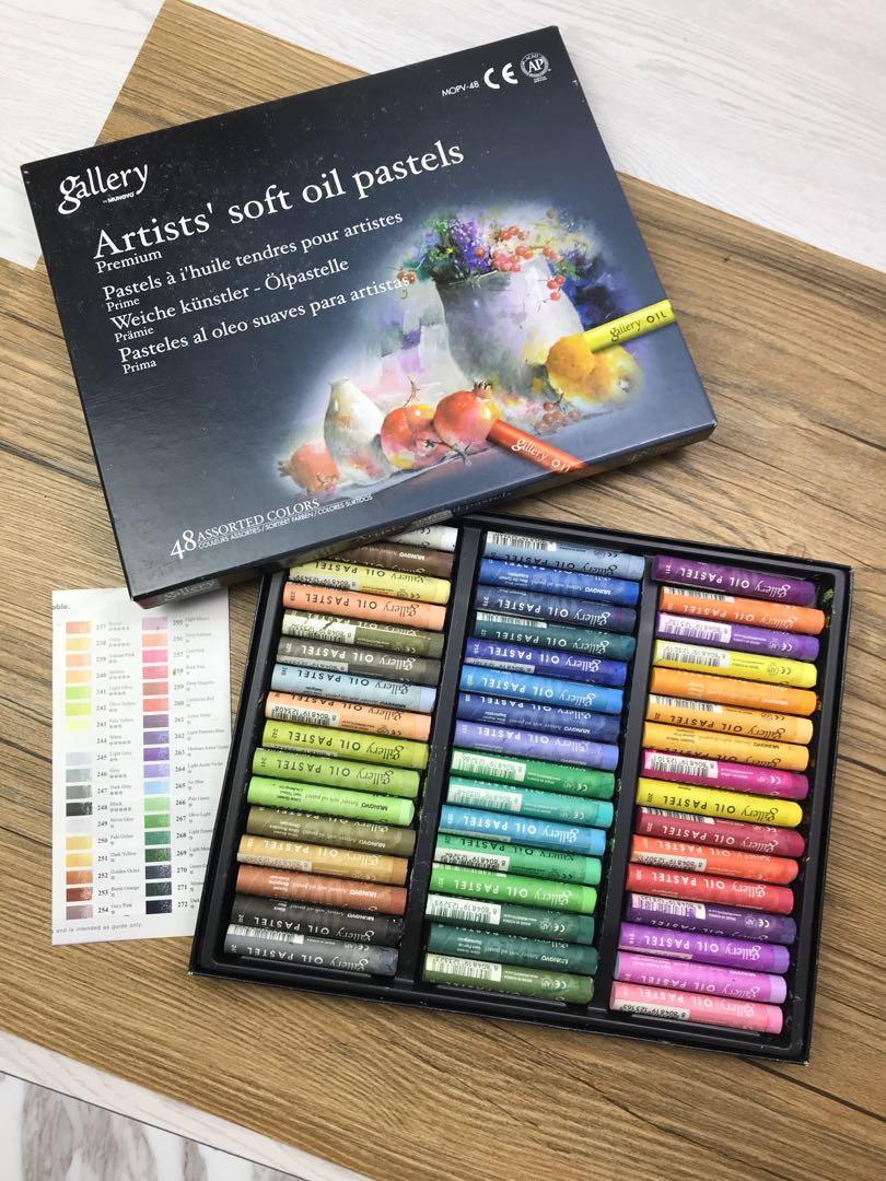 Artist Quality Pastels Mungyo Gallery Soft Oil Pastels - 48 Assorted ...