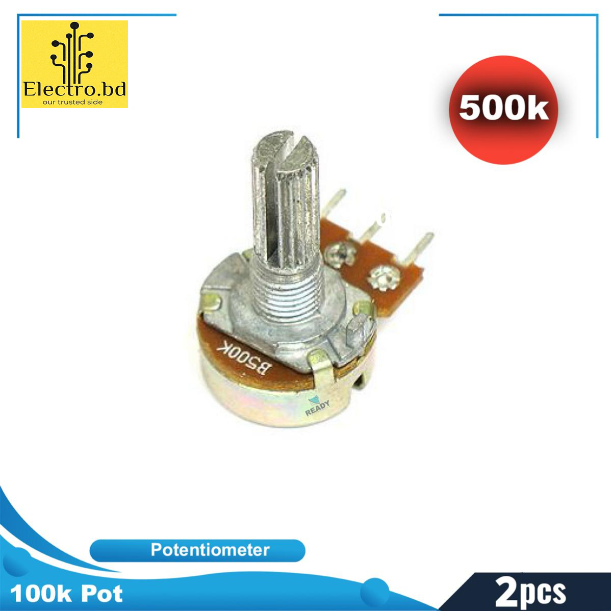 Linear Taper Rotary Potentiometer Pots | Daraz.com.bd