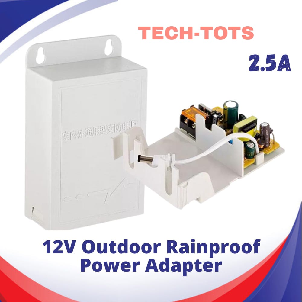 CCTV Weatherproof Power Supply Adapter DC 12V 5A 36W (1Ch Output ...