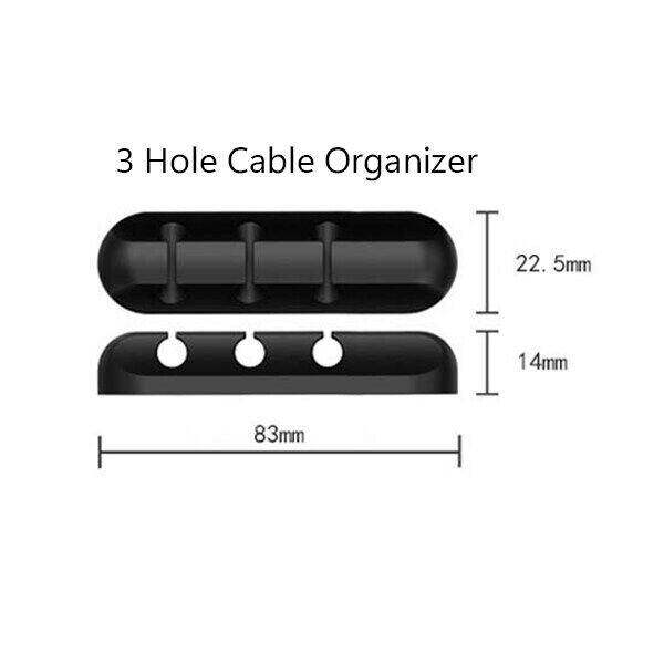 Silicone Cable Organizer Flexible, Self-adhesive Magnetic, Clips ...