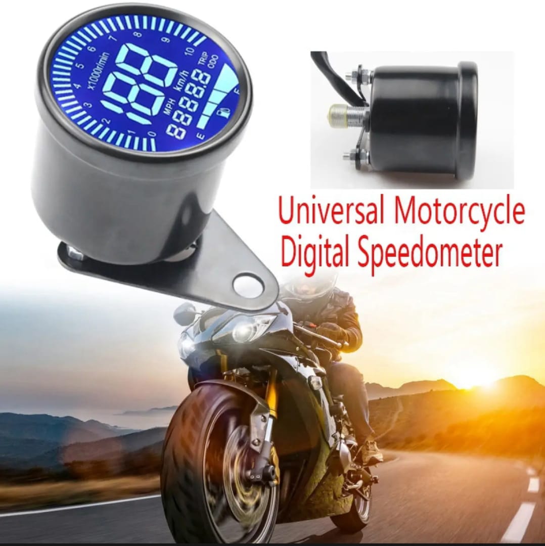 Digital Speed Meter for motorcycle Universal 12V Motorcycle Instrument ...