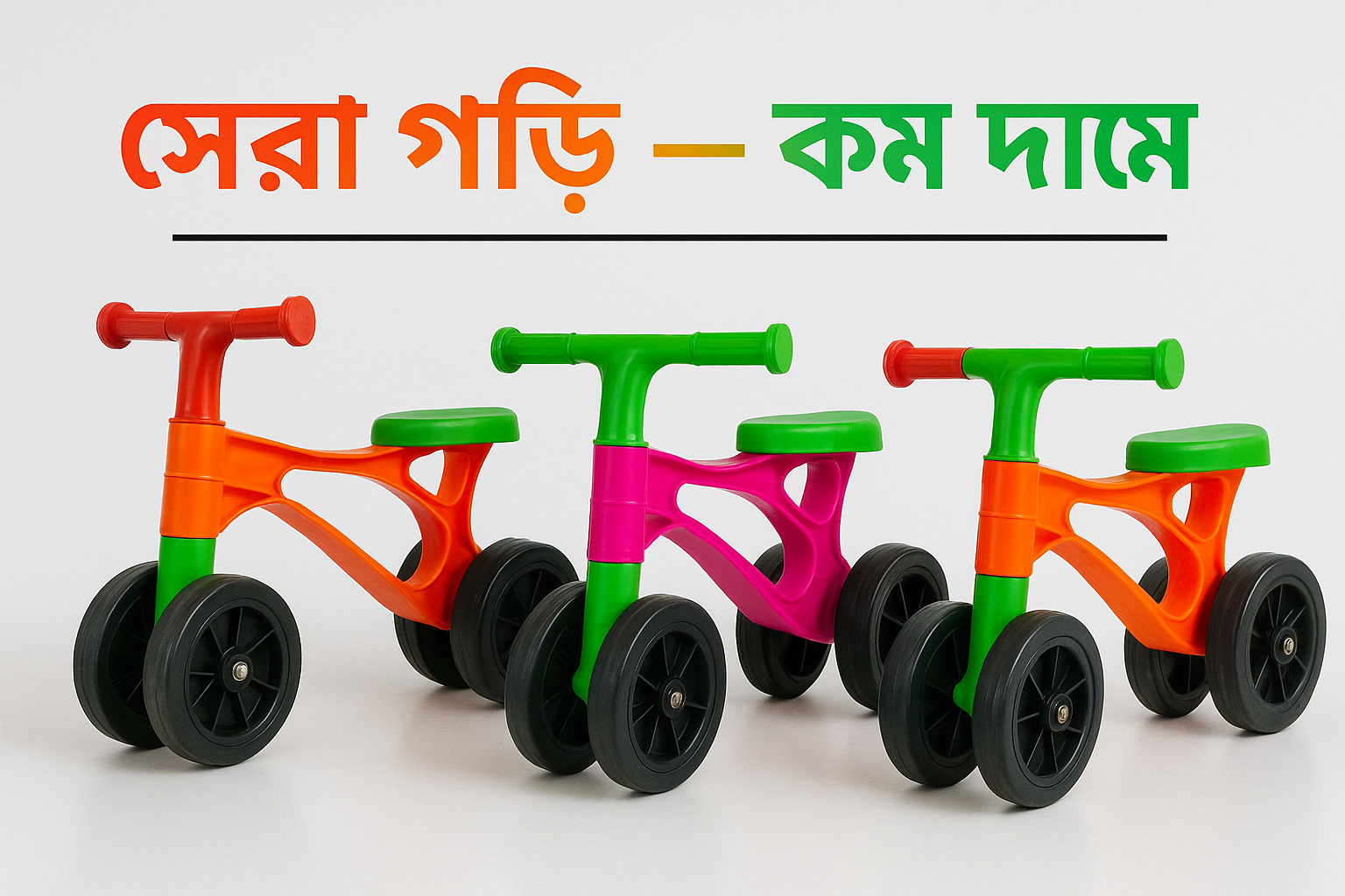 My 1st Scooter Ride-on Cycle Learn to Walk, Walker Tri Cycle Toy for ...